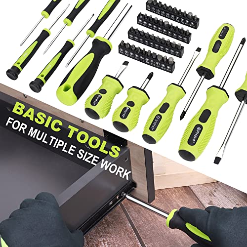 FASTPRO 220-Piece Home Tool Set, Household Repairing Tool Kit, with 12 ...
